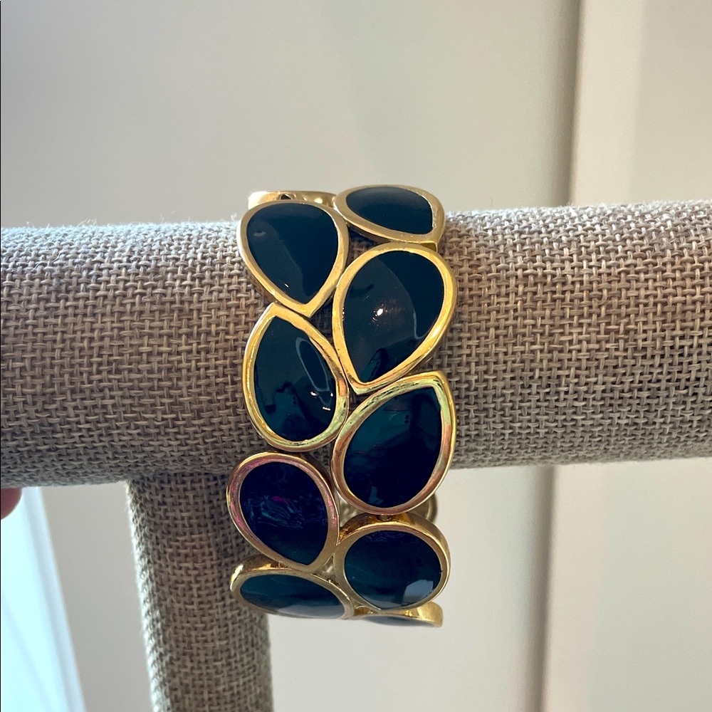 Premier Designs Elegant Gold Tone And Black Teardrop … - Gem